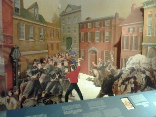 Diorama of the Pratt Street Riot at the Baltimore Civil War History ...